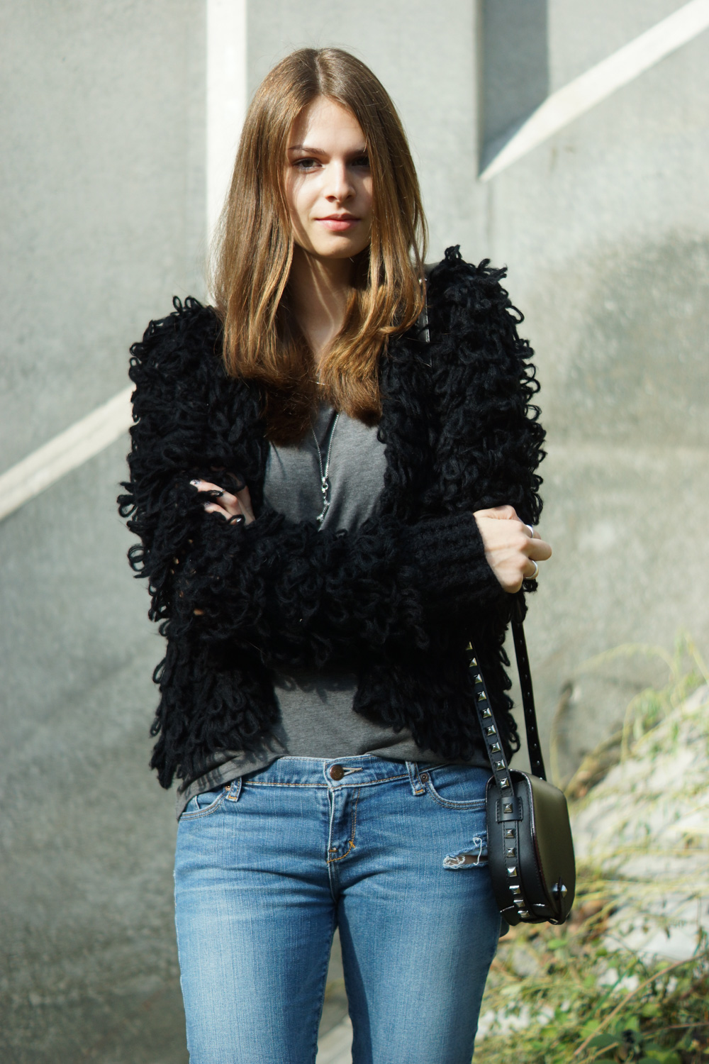 Loop Knit Cardigan von Missguided