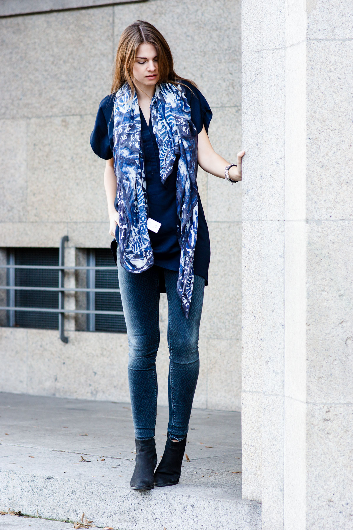 Shirt-Kleid von 1975 Fashion