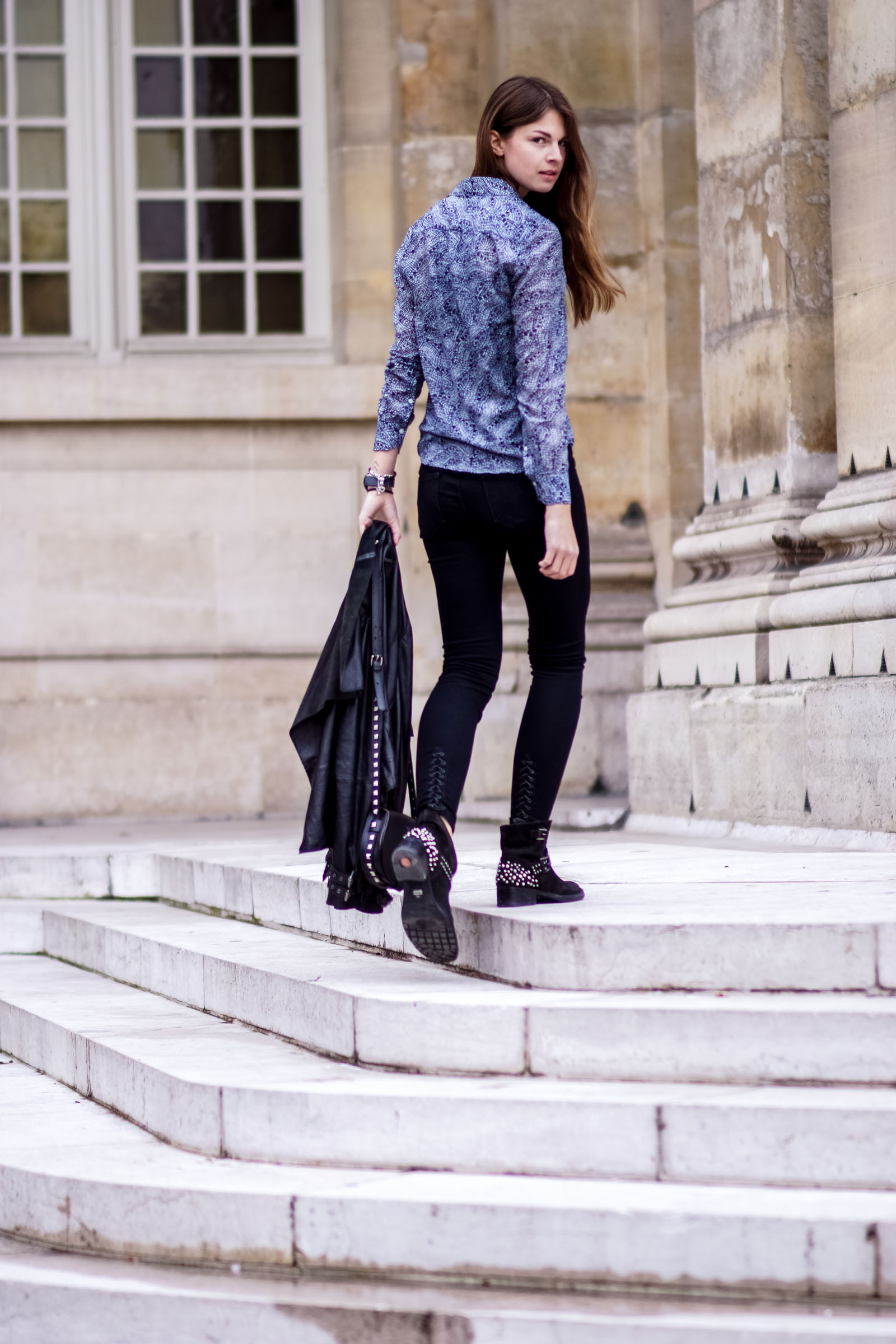 Paris Outfit #2 - lässige und gleichzeitig schicke GANT Bluse