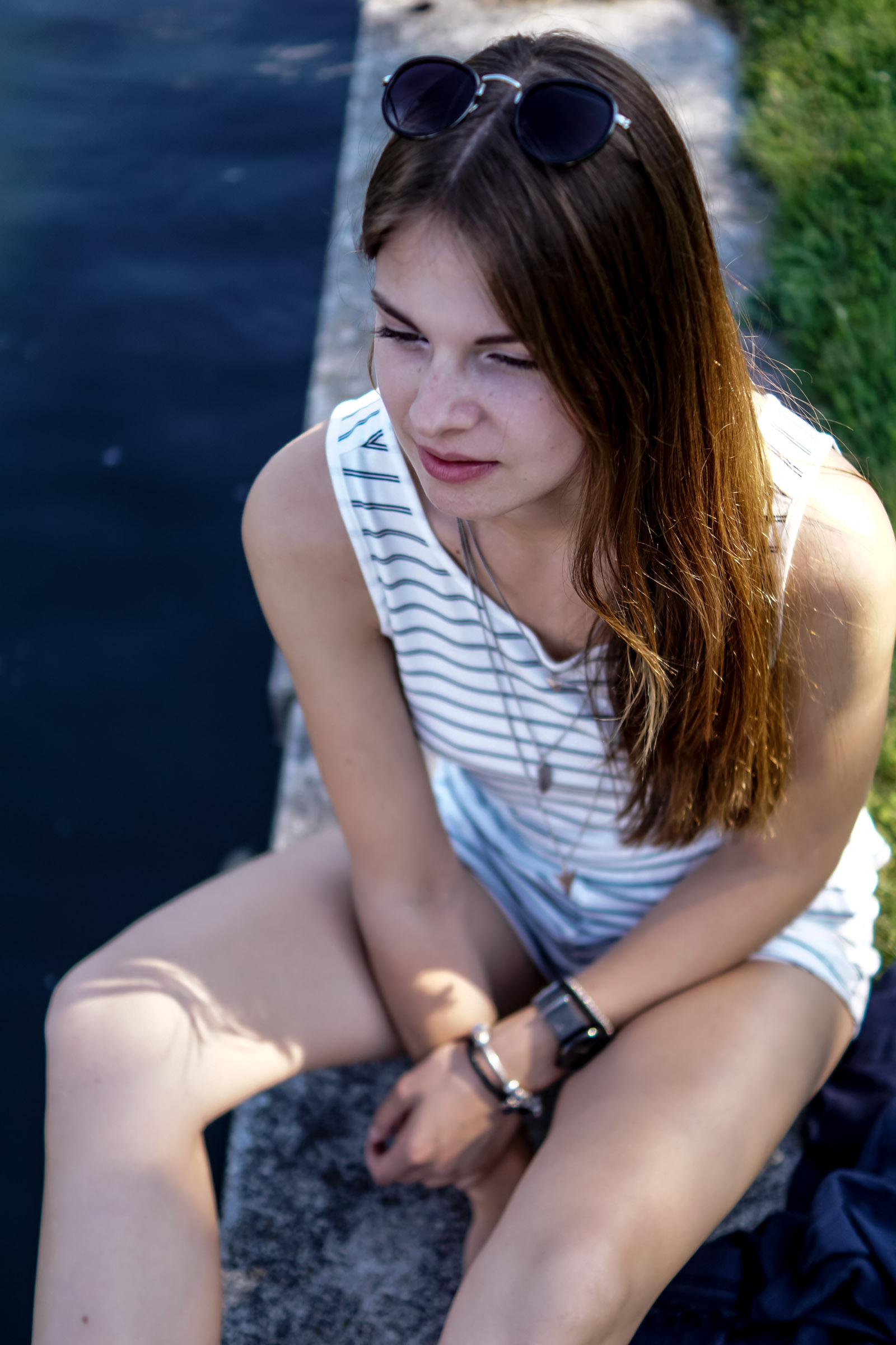 Striped Set on the Waterfront