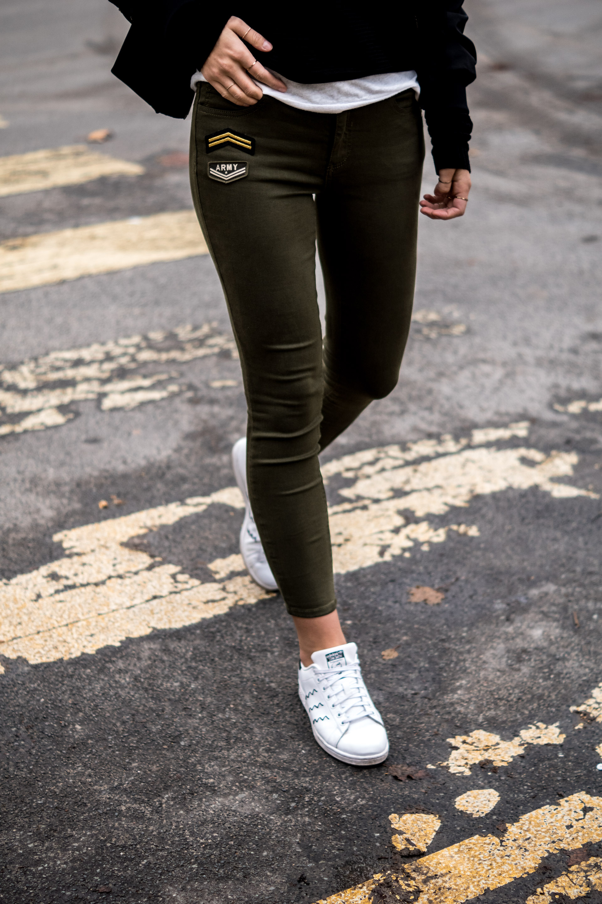 Army pants with patches || Casual Autumn Outfit 2016
