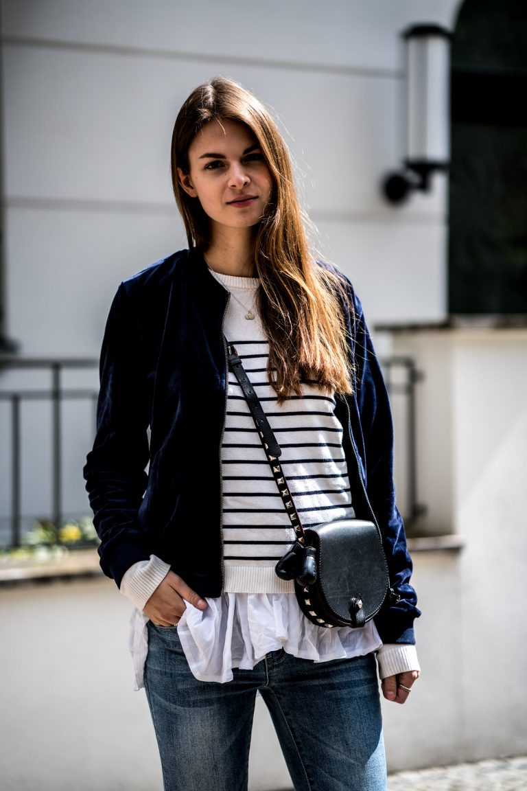 Blue Velvet Boots || What to wear in spring || Fashionblog Berlin