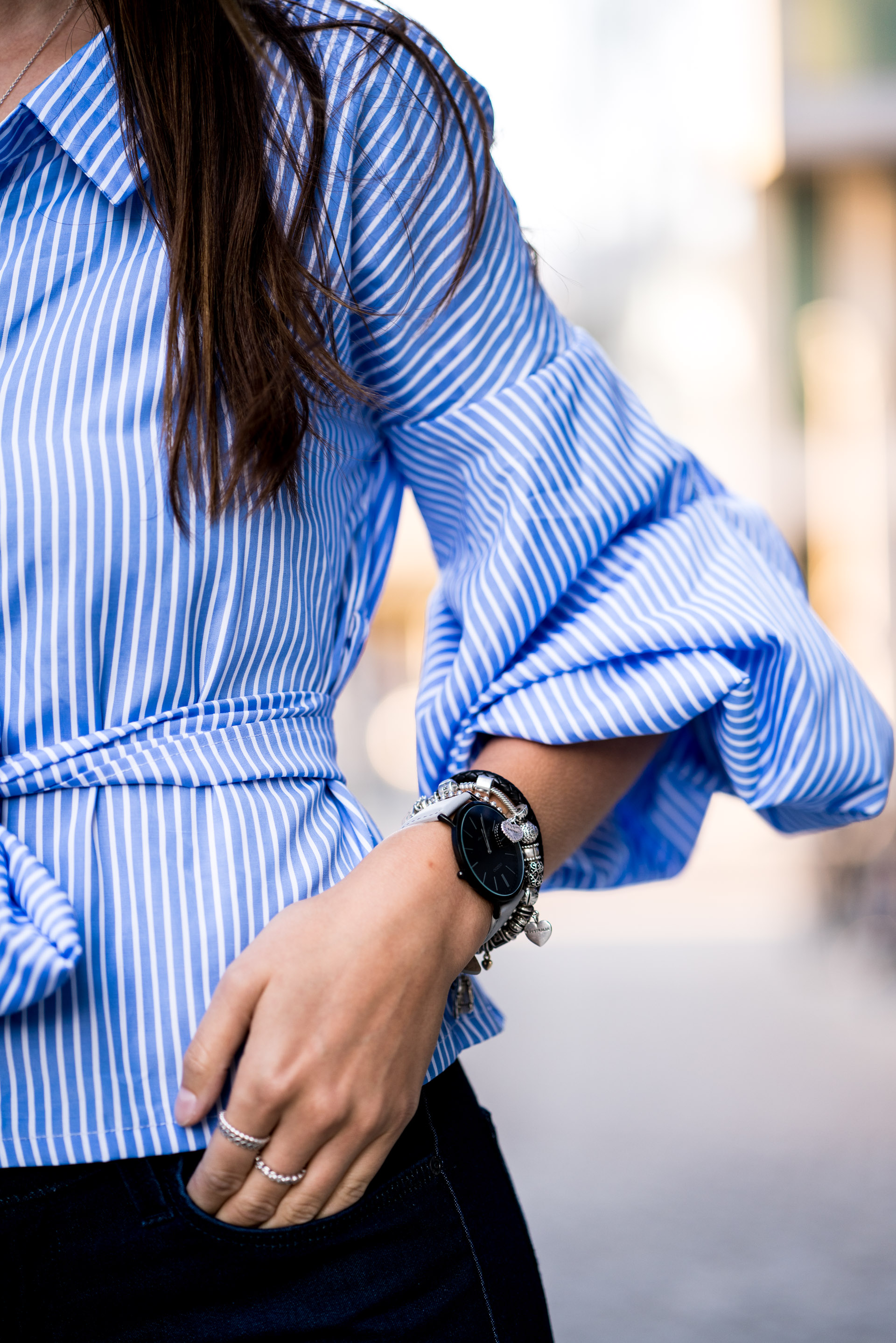 Is one-shoulder still in fashion? || Striped One Shoulder Shirt