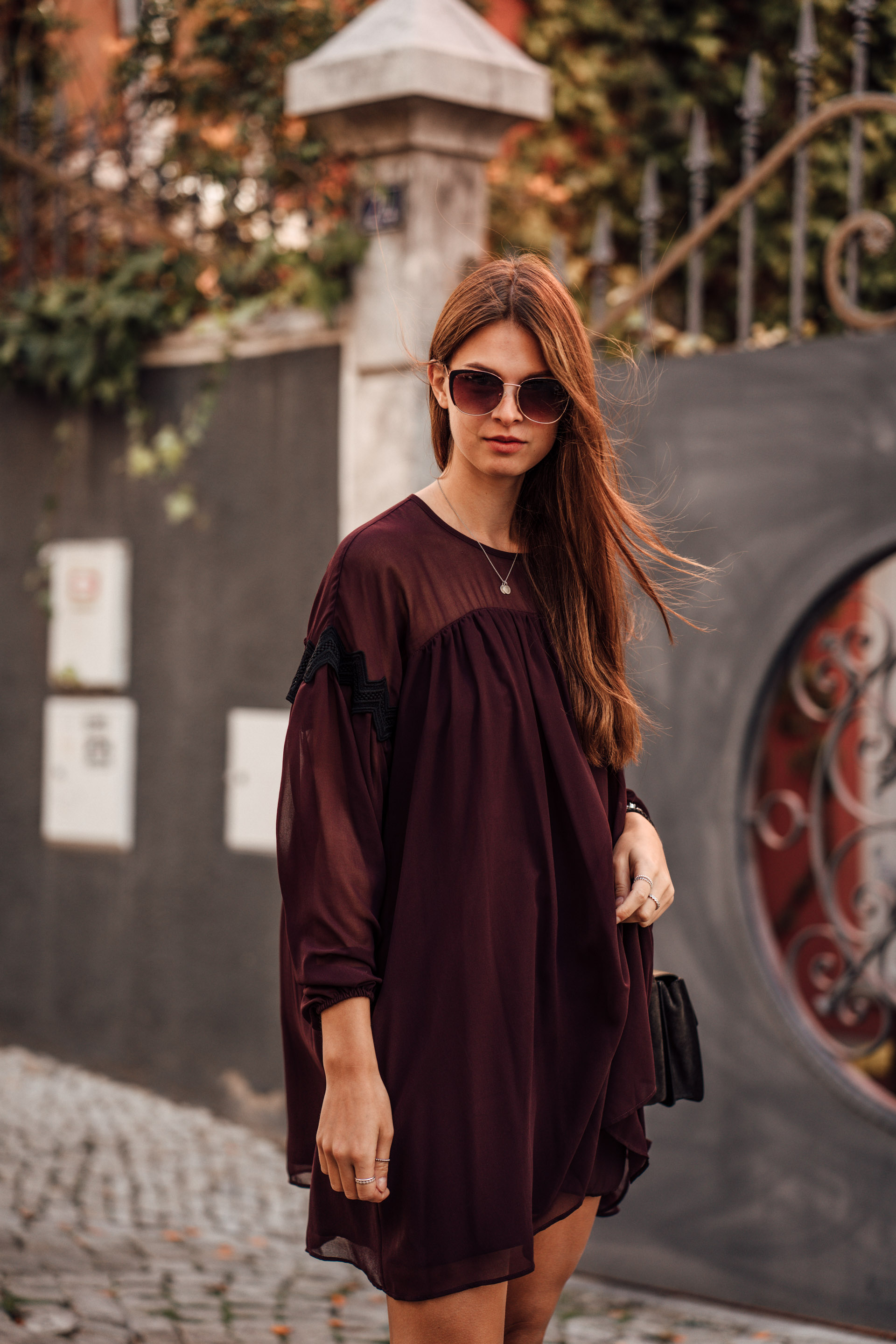 When you get to wear a dress in November || Autumn Outfit