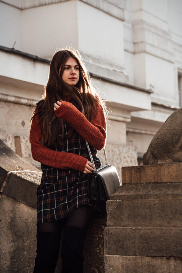 Winter Style: How to wear a dress over a sweater || Fashionblog Berlin